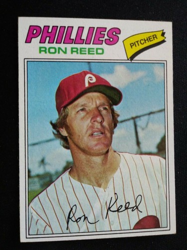 1977 Topps Baseball Card # 243 Ron Reed - Philadelphia Phillies | eBay