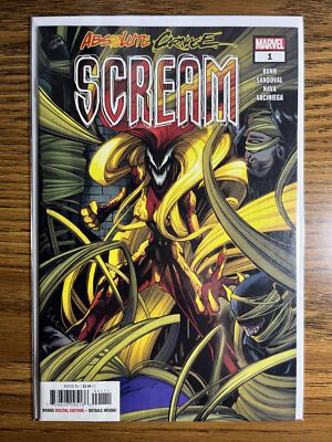 ABSOLUTE CARNAGE SCREAM 1 NM/NM+ Gerardo Sandoval Cover MARVEL COMICS ...