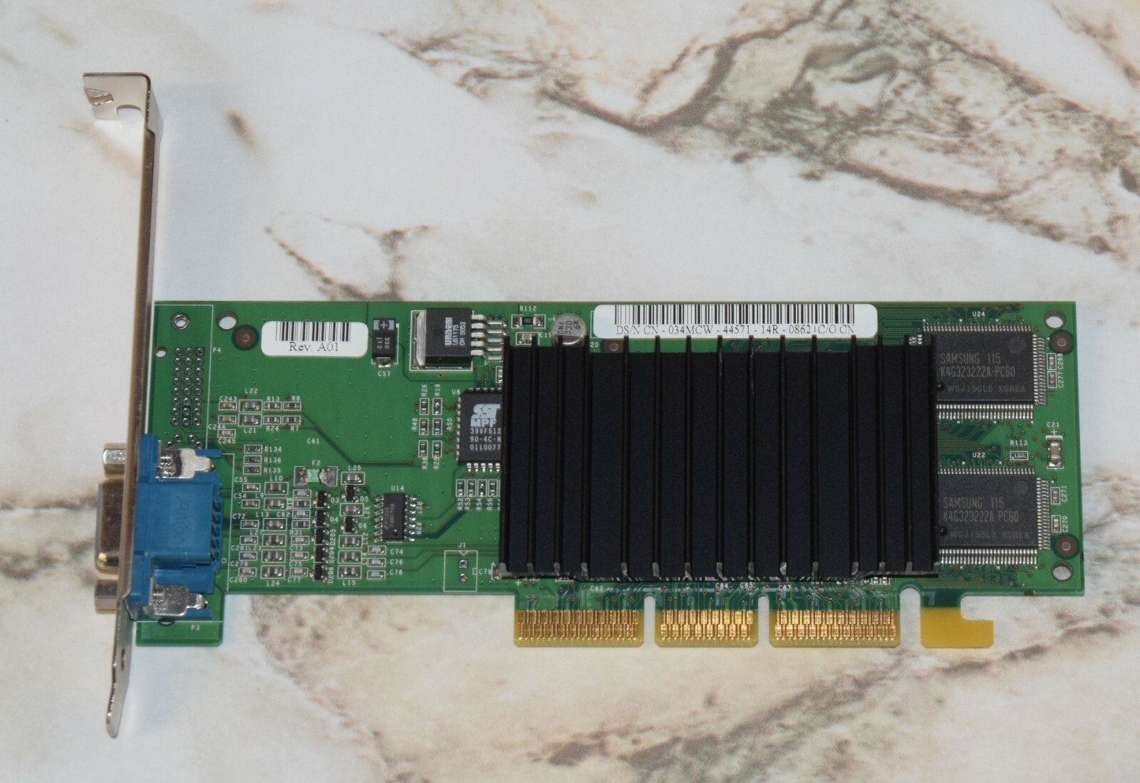 Dell Full Height AGP Video Card with VGA Output 34MCW | eBay