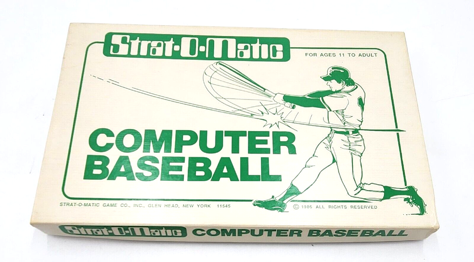 Strat-O-Matic Baseball Computer Game 1986 Floppy Disk | eBay