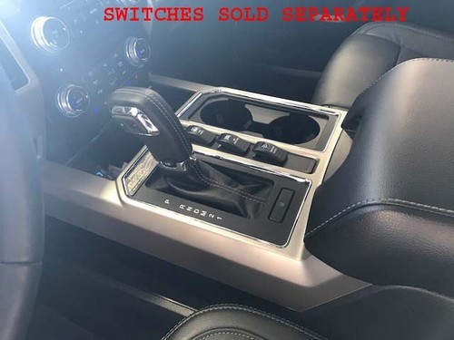 2015-2020 Ford F-150 Center Console Switch Panel 3 HOLE ver 2019 15 16 ...