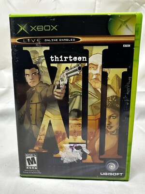 XIII Thirteen (Original Microsoft Xbox, 2003) W/ Manual - TESTED ...
