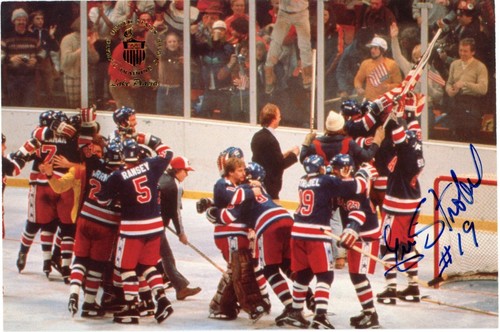Eric Strobel - Signed Miracle on Ice Picture Postcard | eBay