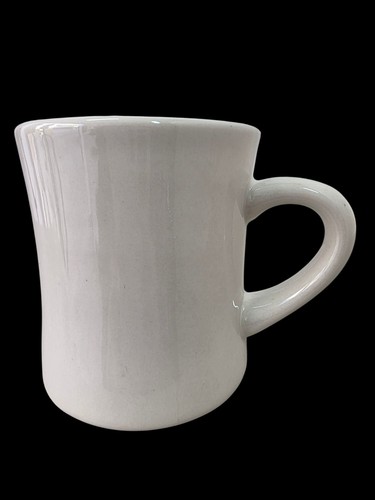 M Ware White Ceramic Coffee Mug 10 oz Capacity Restaurant Diner Style ...
