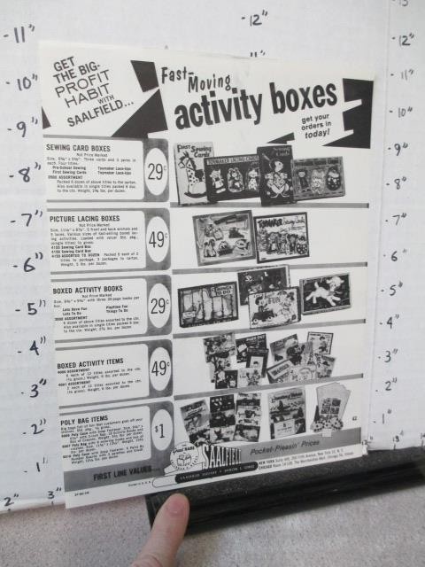 Saalfield 1960s comic magic slate Space Mouse Chipmunks Courageous Cat ...