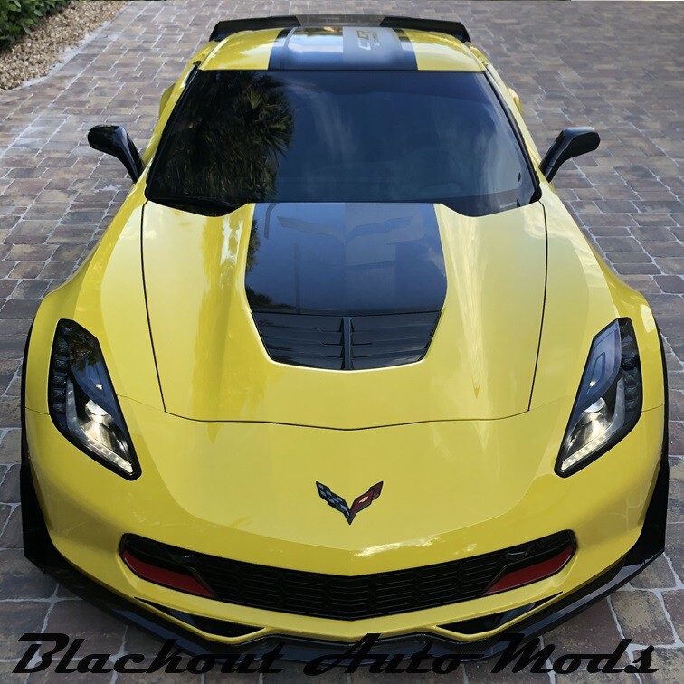 Chevy Corvette Hood Decal Vinyl Sticker Jake Logo C7 and Z06 Stingray ...