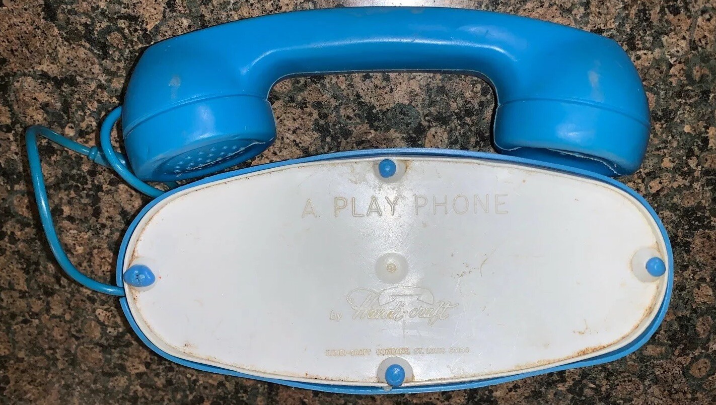 Vintage Handi-Craft Touch Tinkle Plastic Play Phone | eBay