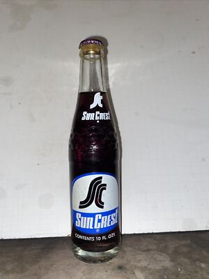 Full 10 Oz. Suncrest Grape Soda Bottle, Atlanta Georgia | eBay