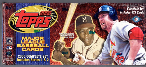 2000 TOPPS BASEBALL COMPLETE FACTORY SEALED HOBBY SET 1-478 | eBay