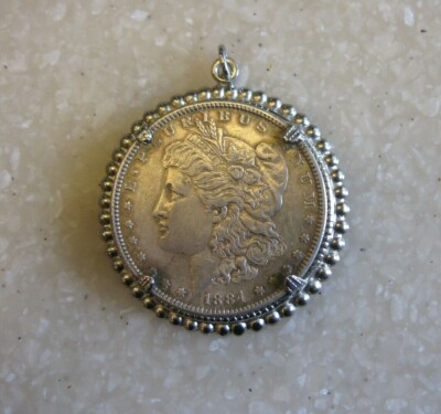 1884 Morgan Silver Dollar Pendant / 33.8 grams | eBay
