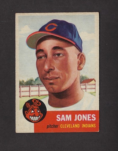1953 Topps Cleveland Indians Sam Jones #6 EX | eBay
