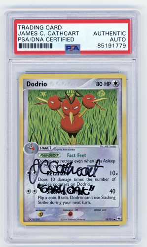 First Ever Signed James C. Cathcart Dodrio EX Hidden Legends 33/101 ...