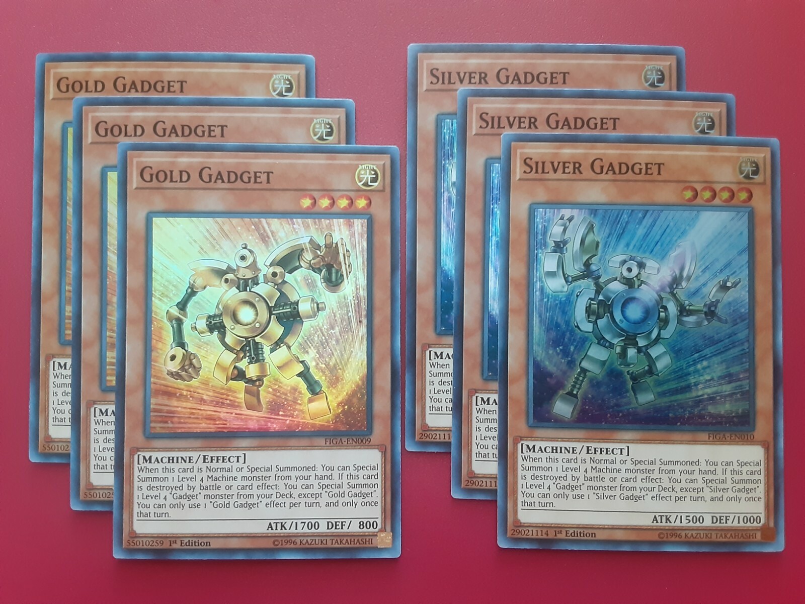 Yugioh Gadget Deck 40 Card Red Green Yellow Gold Silver Budget ...