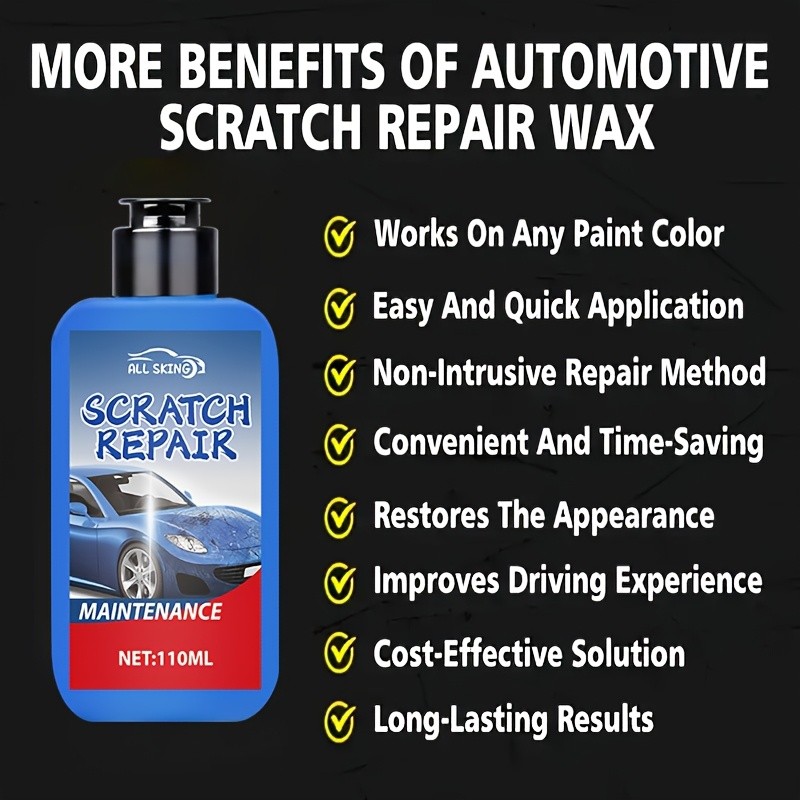 Car Scratch Repair Wax, Upgraded Car Scratch Remover Kit Car Scratch ...