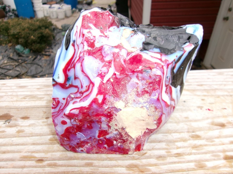Glass Rock Slag Pretty Red Multi 4.4 lbs TT22 Rocks Landscaping ...