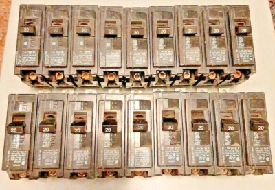 Siemens BL120 20A 1P Bolt On Circuit Breaker B120 - LOT OF 3 | eBay