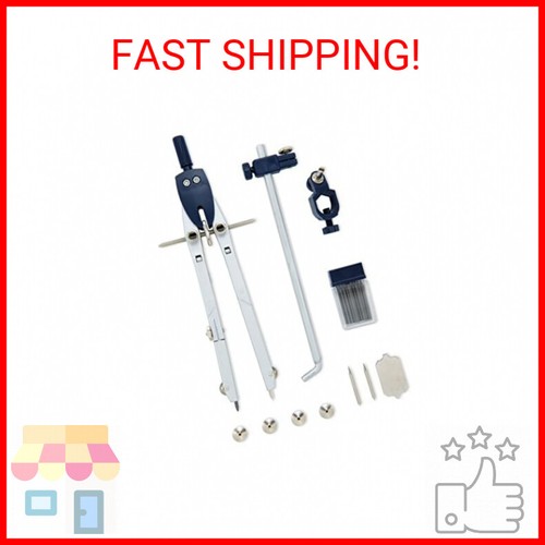 Mr. Pen- Professional Metal Compass with Wheel and Lock for Geometry ...