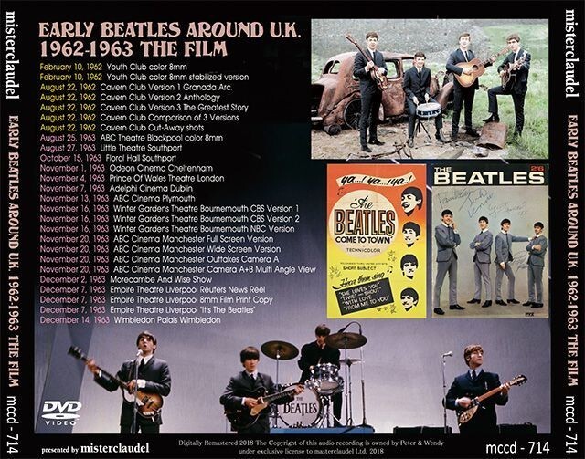 THE BEATLES / EARLY BEATLES AROUND U.K. 1962-1963 THE FILM【DVD】Region code free | eBay