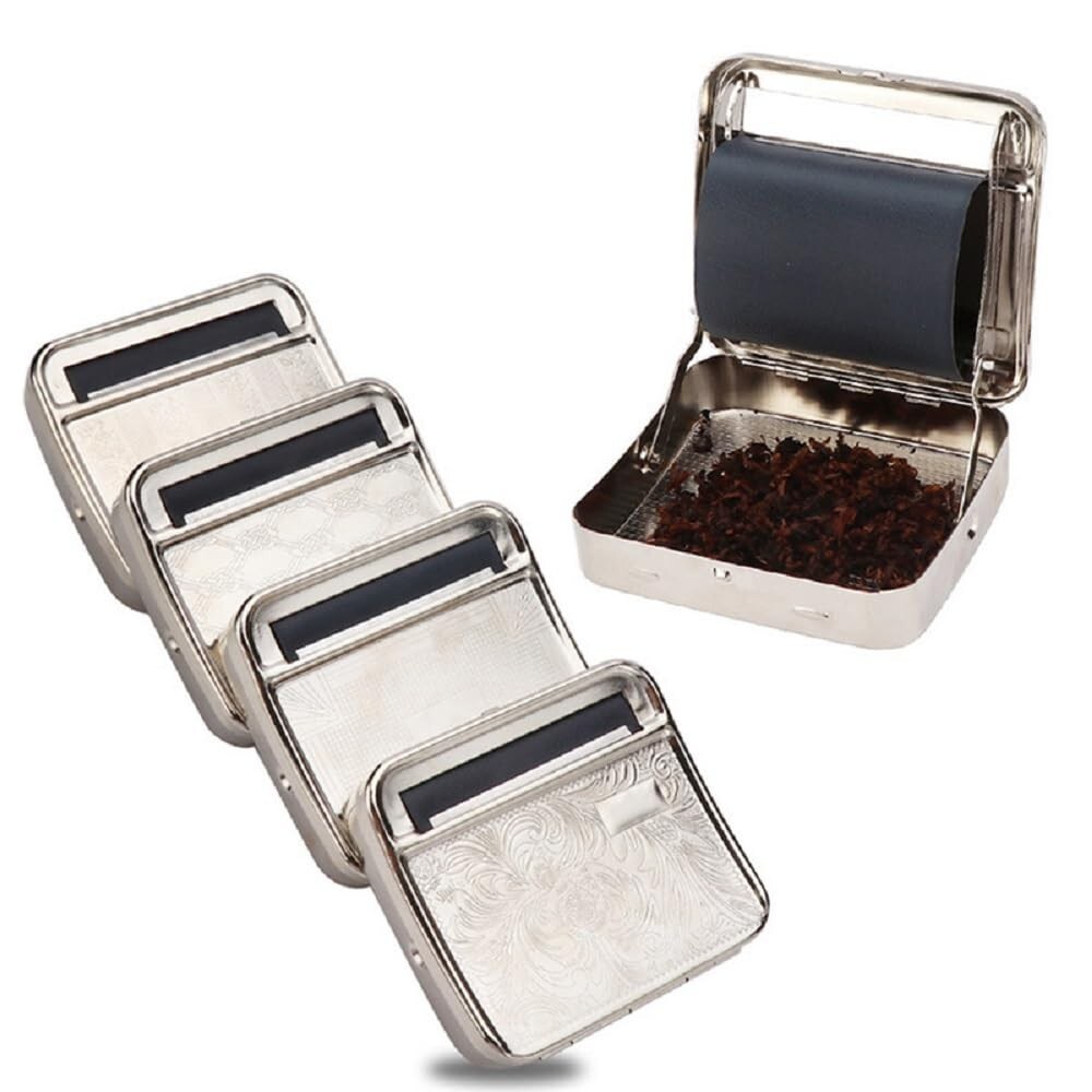 Metal Automatic Cigarette Tobacco Smoking Rolling Machine Herb Roller ...