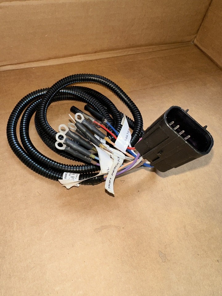 84-892990T01 Quicksilver Mercury Mercruiser Marine Analog Gauge Harness ...