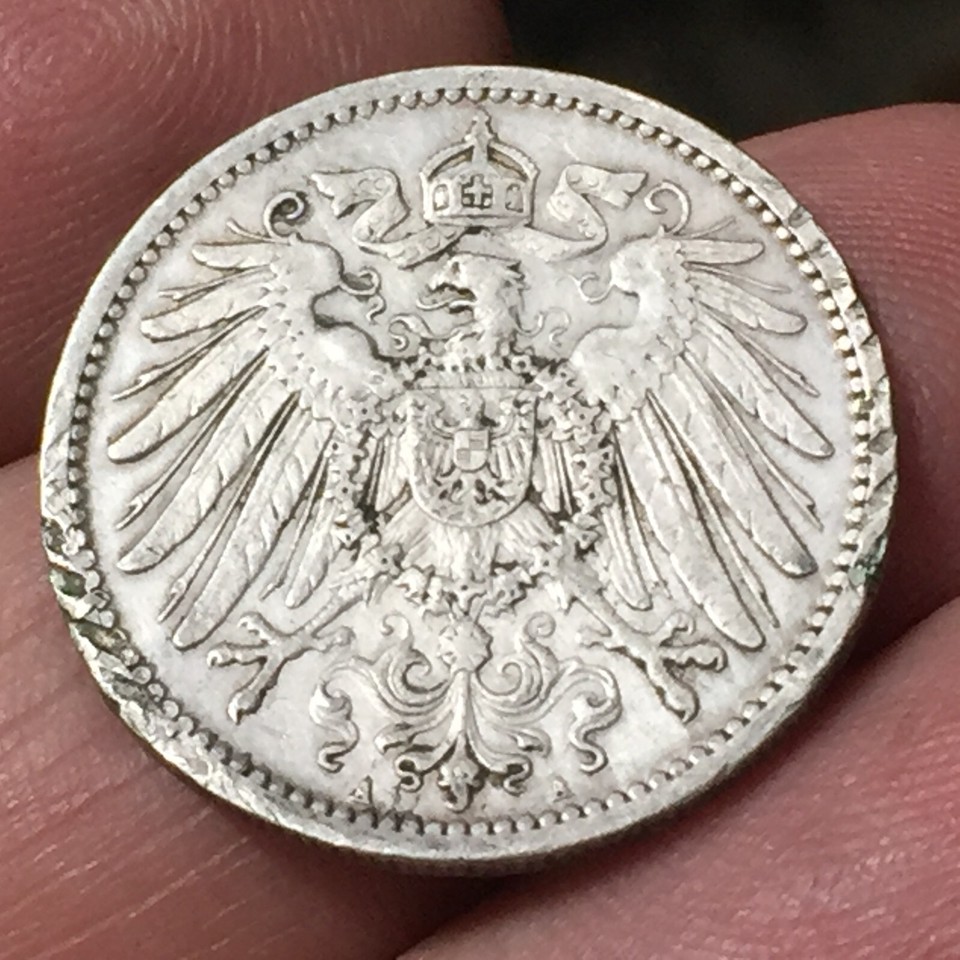 Germania Impero 1 Mark 1908 A argento | eBay.de