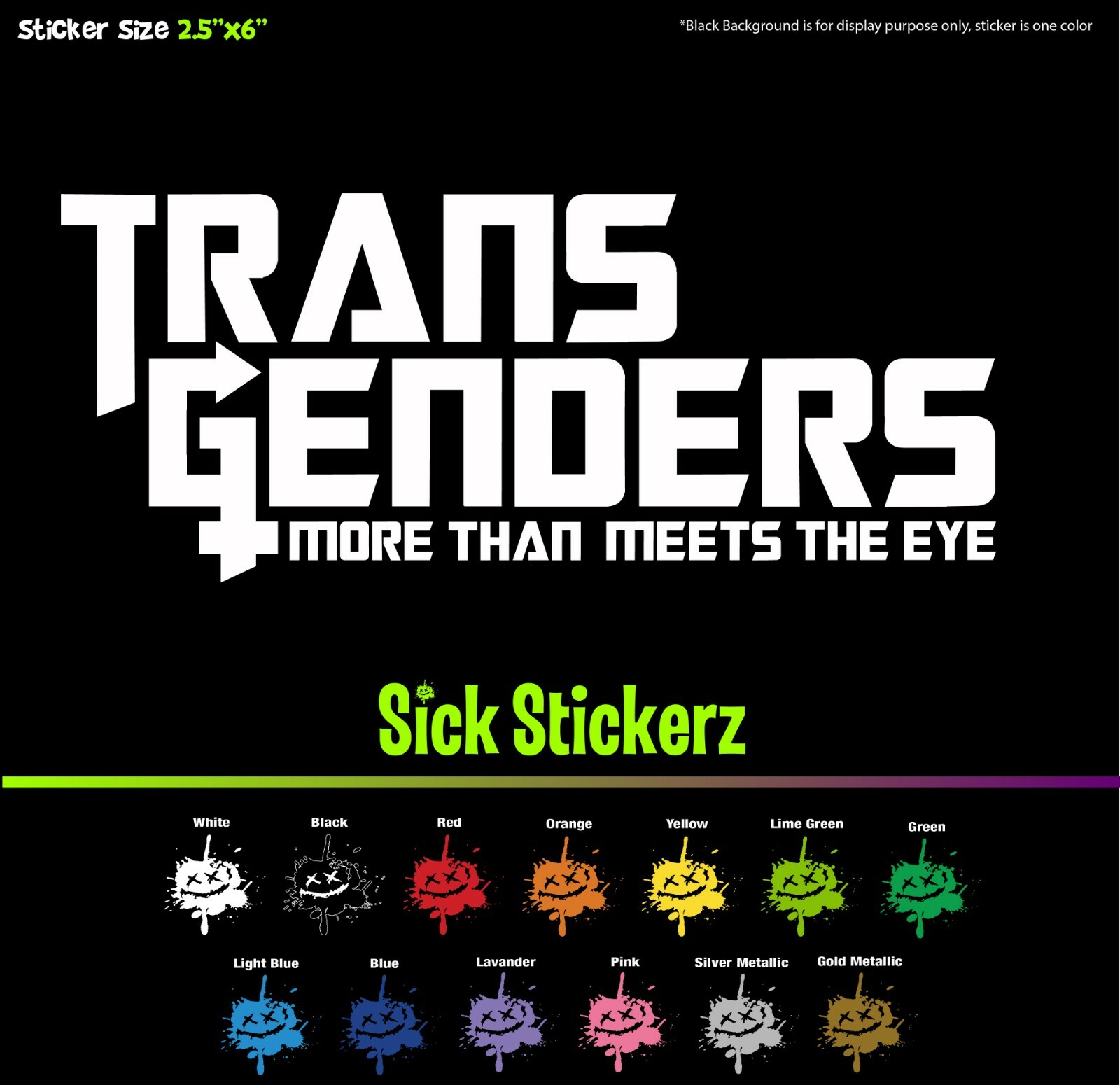 Transformers Transgender Window Decal Sticker Car Window Funny Humor | eBay