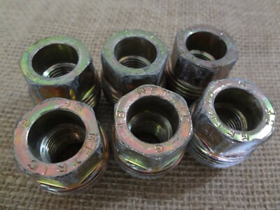 OEM CHEVROLET GMC Silverado Tahoe 14x1.5 Metric SF 6 Lug Nuts 9595174 ...