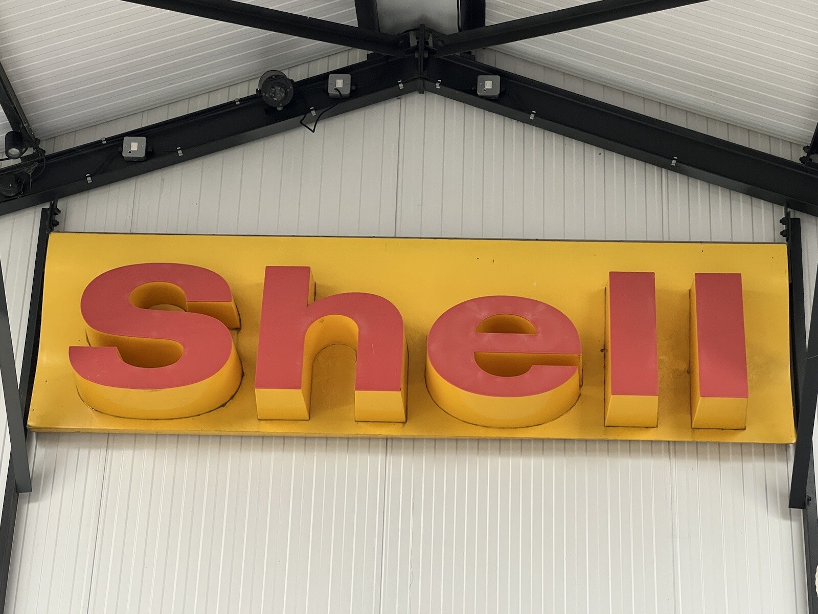 Vintage Shell Petrol Station Forecourt Sign - Iconic Rare Piece of ...