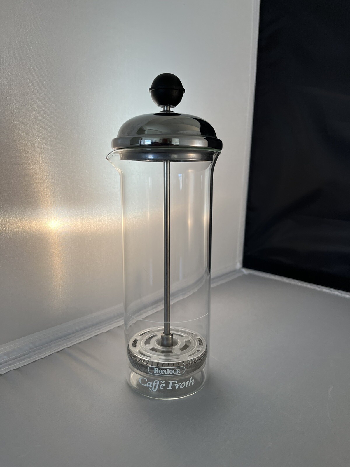 Glass BonJour Caffe Froth for Milk Cappuccinos Lattes Mochas Single ...