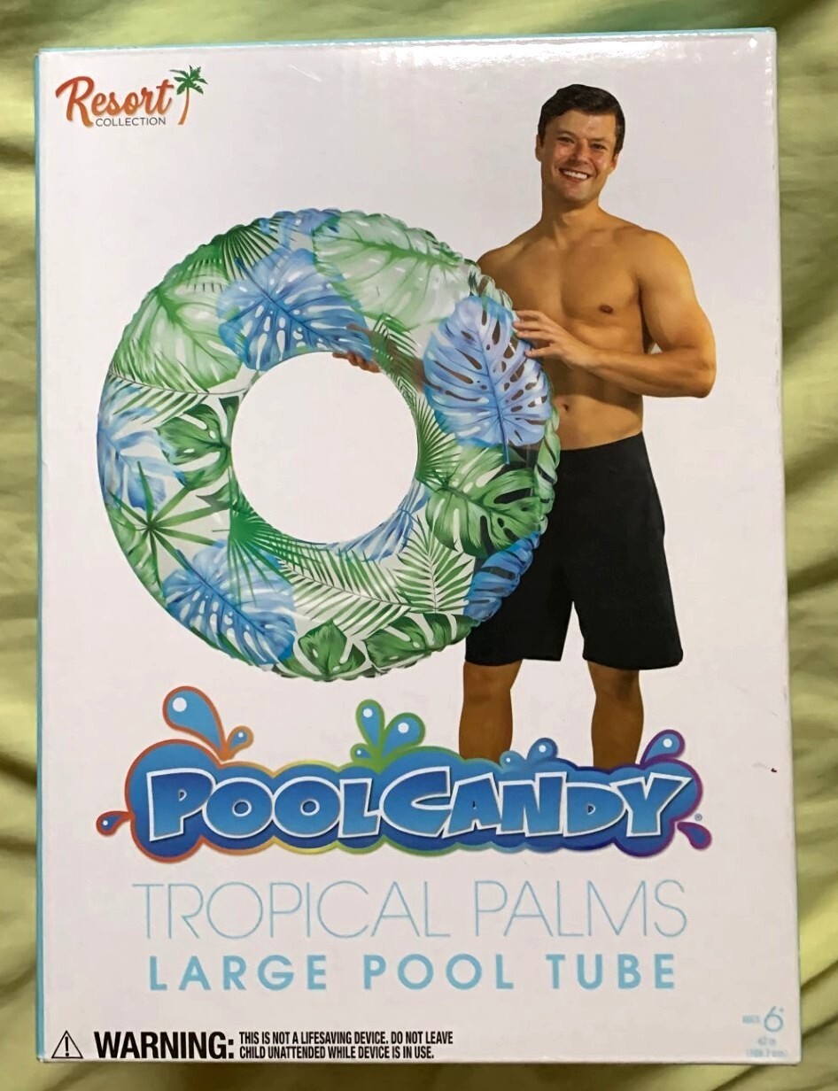 PoolCandy "Tropical Palms" LARGE Pool Tube | eBay