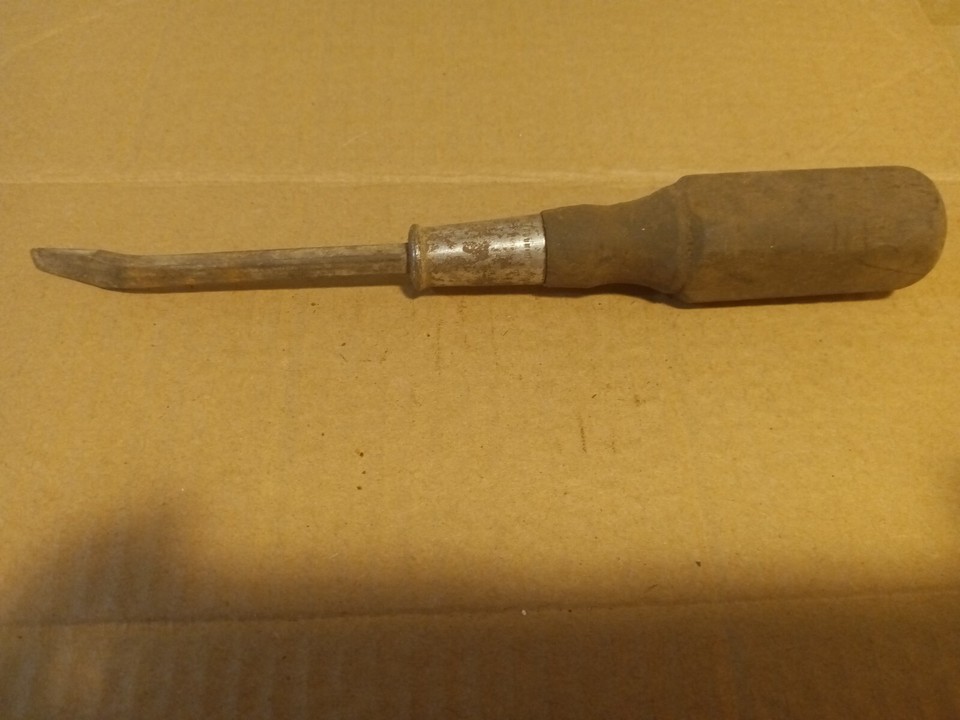 Vintage Unbranded Flat Head Screwdriver w/ Wooden Handle 8-1/2” Long | eBay