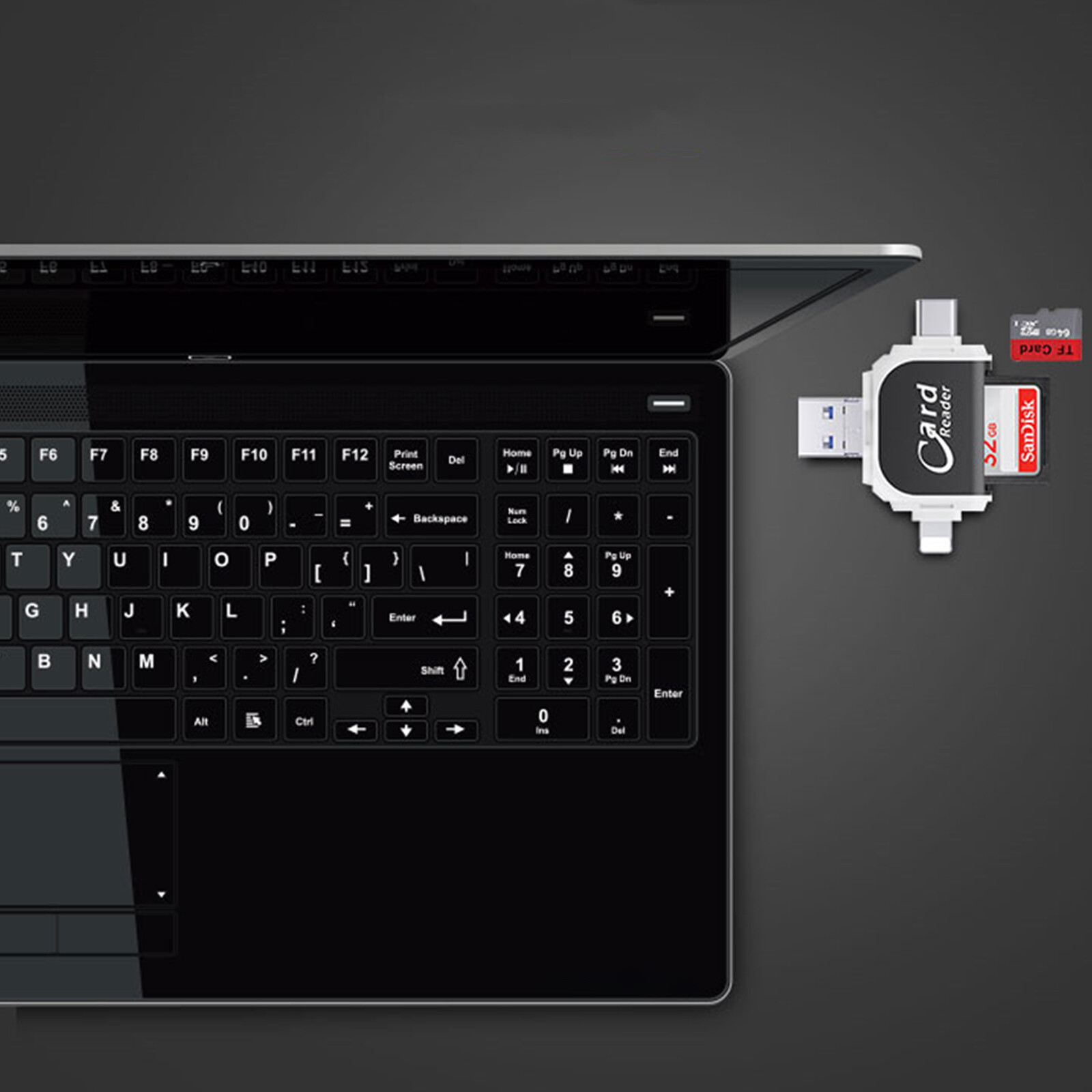 Multi-Port 4 in1 Universal Card Reader, | Grelly USA