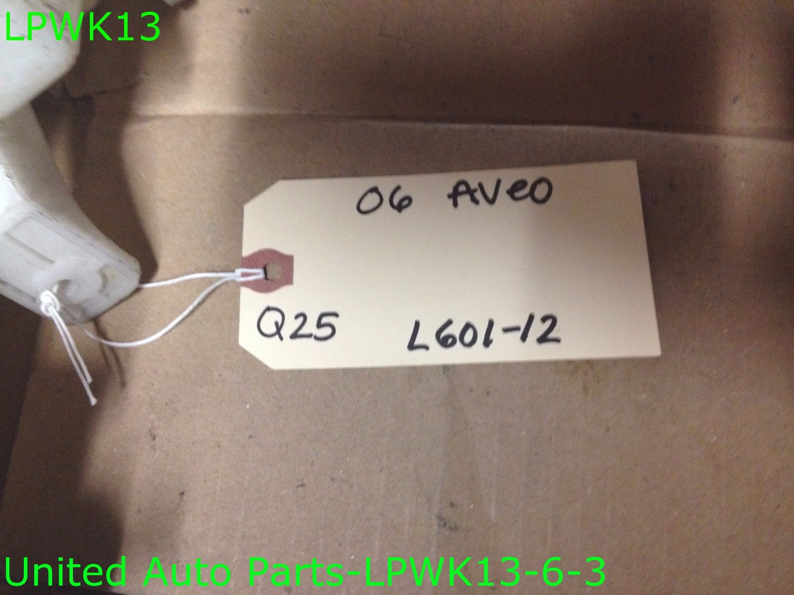 04 05 06 07 08 AVEO HATCHBACK WINDSHIELD WASHER FLUID RESERVOIR ...
