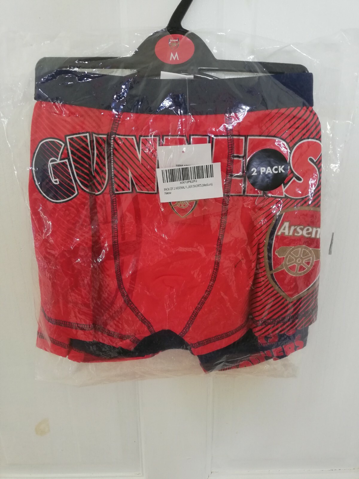 Arsenal FC Mens Boxer Shorts 1 Pair Pack Official Football Gift ...