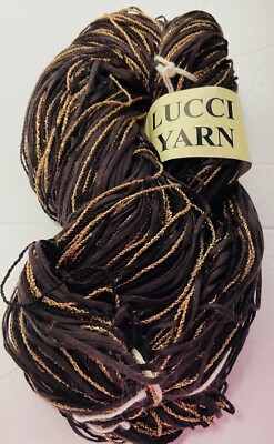 Lucci Yarns Fancytape Yarn Unit of 1 Not Plied Cotton Wool Metallic New ...
