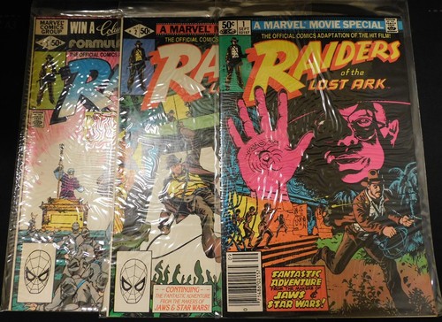 RAIDERS OF THE LOST ARK 1-3 MARVEL COMIC SET COMPLETE SIMONSON BUSCEMA ...