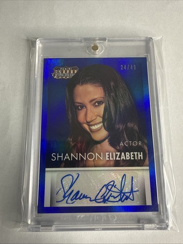 SHANNON ELIZABETH 2015 AMERICANA AUTOGRAPH SIGNATURE ACTRESS S-SE 24/49 ...
