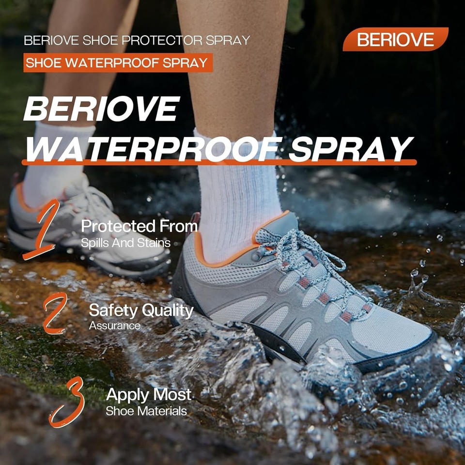 Protect Shoe Protector Spray - Rain & Stain Water Repellent ...