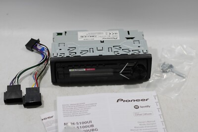 Pioneer Compact Car Stereo with USB, AUX Connectivity (MVH-S100UB ...