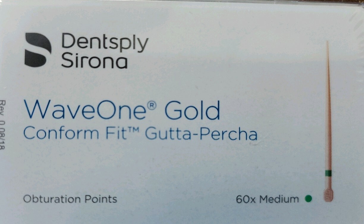 Medium Waveone Gold Wave One Gutta Percha Points Dental Endodontic Root ...
