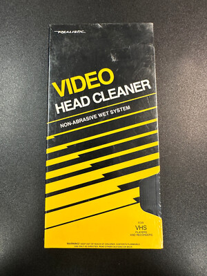 Video Head Cleaner VHS | eBay