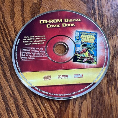 Marvel Iron Man CD-ROM Digital Comic Book | eBay