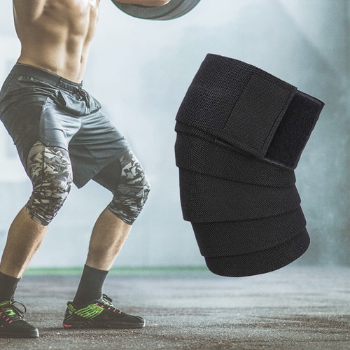 Nylon Compression Knee Bandages Adjustable Leg Wraps Sports Safety ...