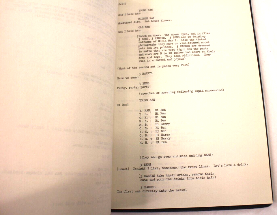 Dogs of The Waltz Original Script and Lyrics Fran and Alfred Landesman ...