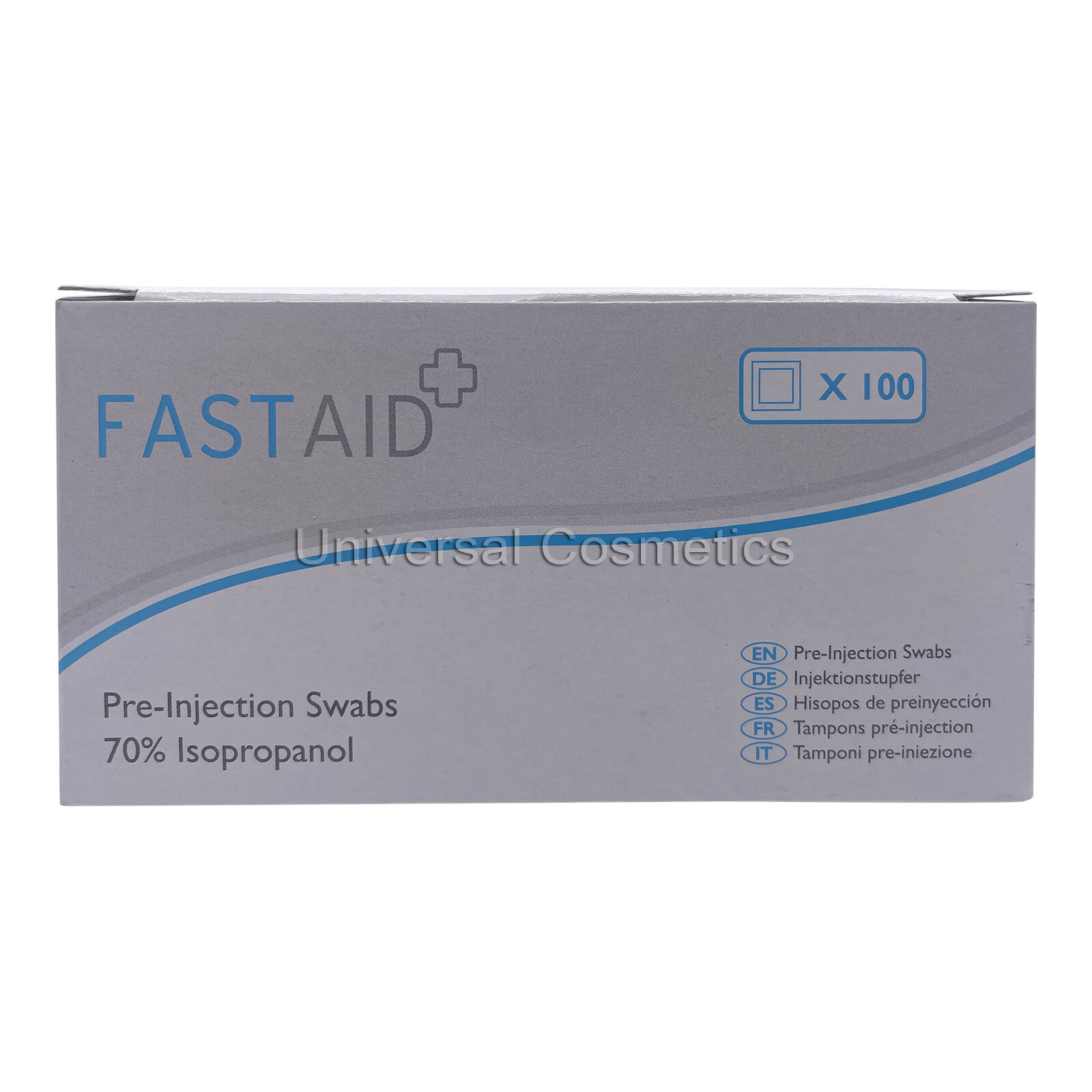 Fast Aid Pre-Injection Swabs 70% IPA Alcohol Wipes Piercing Tattoo ...