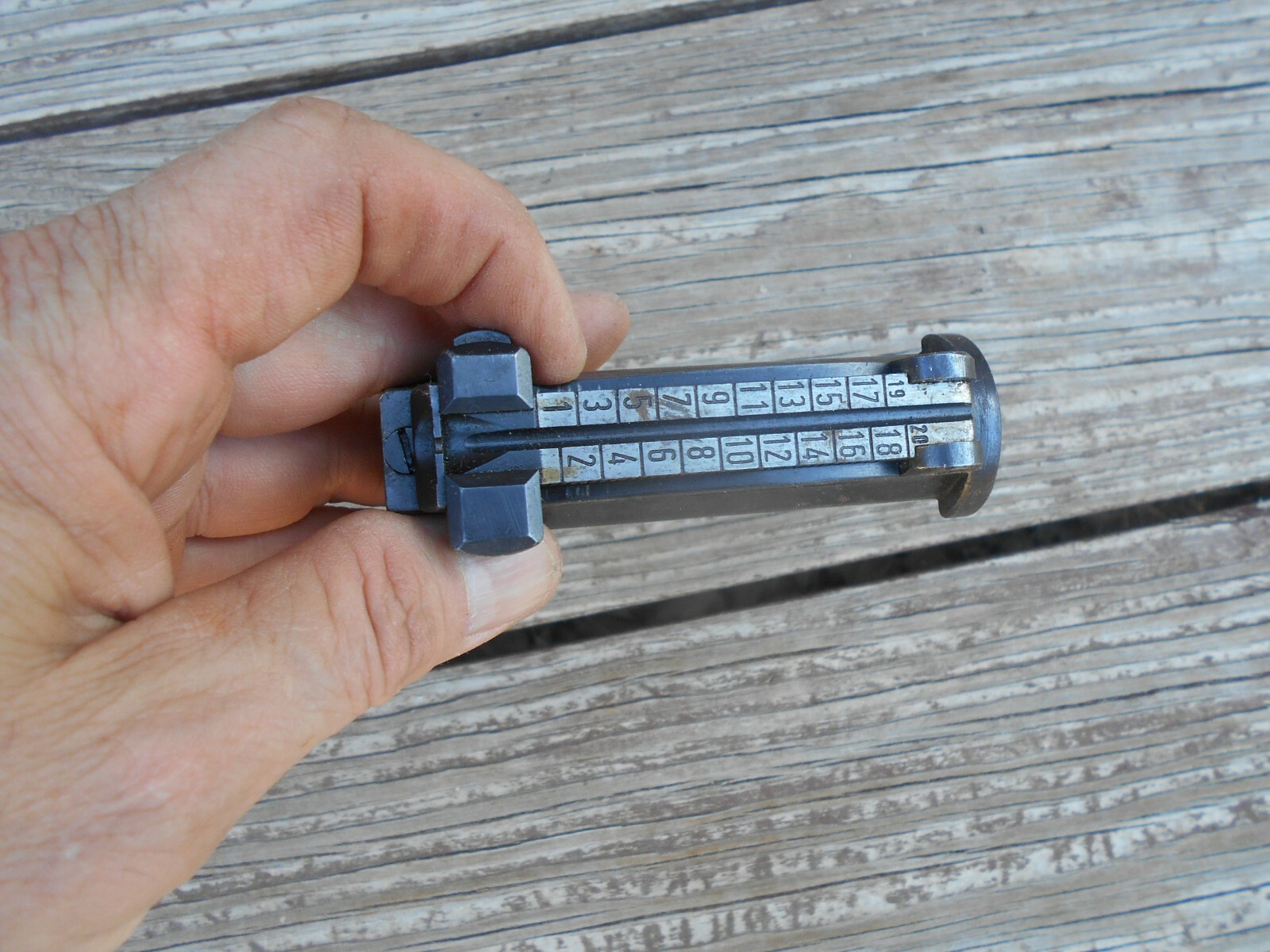 standard large ring K98 action 8mm mauser rifle complete rear sight w ...