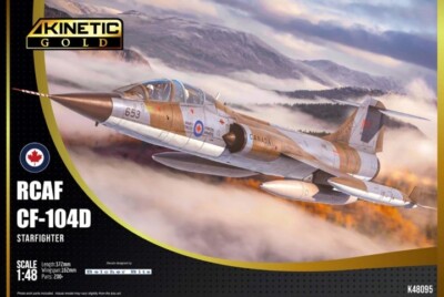Kinetic Gold 48095 1:48th scale CF-104D RCAF Starfighter | eBay UK