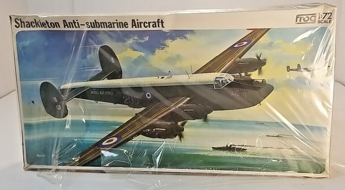 SEALED FROG 1/72 Shackleton Anti-Submarine Aircraft Model Kit #F172 ...