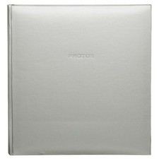 X2 WHSmith Silver Photo Album 28 White Traditional Leaves Case Bound ...