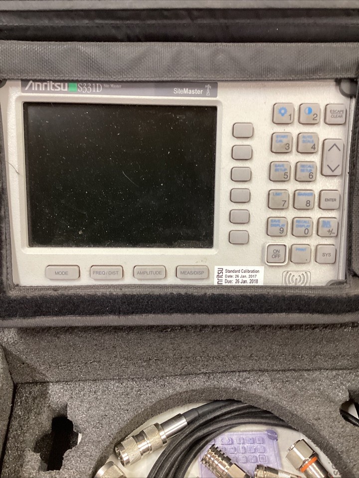 Anritsu Site Master S331D Cable Antenna Analyzer 4GHz SiteMaster Tested ...